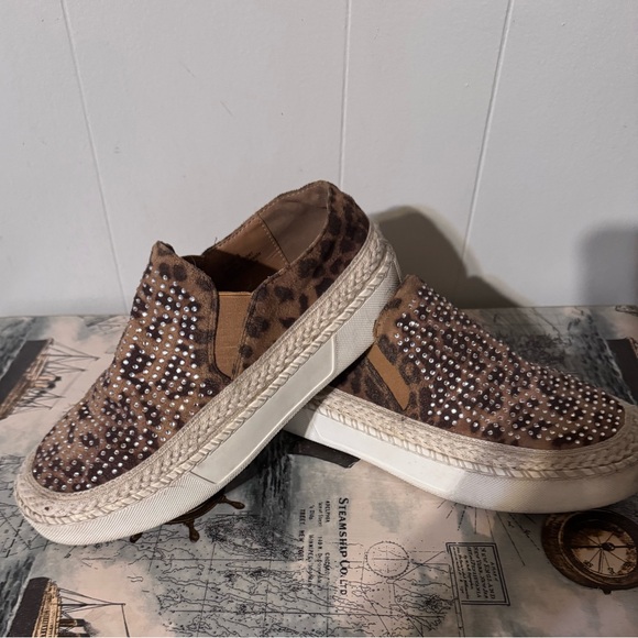 Volatile | Shoes | Leopard Print Slipon Sneakers | Poshmark